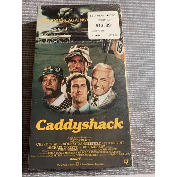 Media | Caddyshack Vhs Released In Theaters 198 Bill Murray New Factory ...